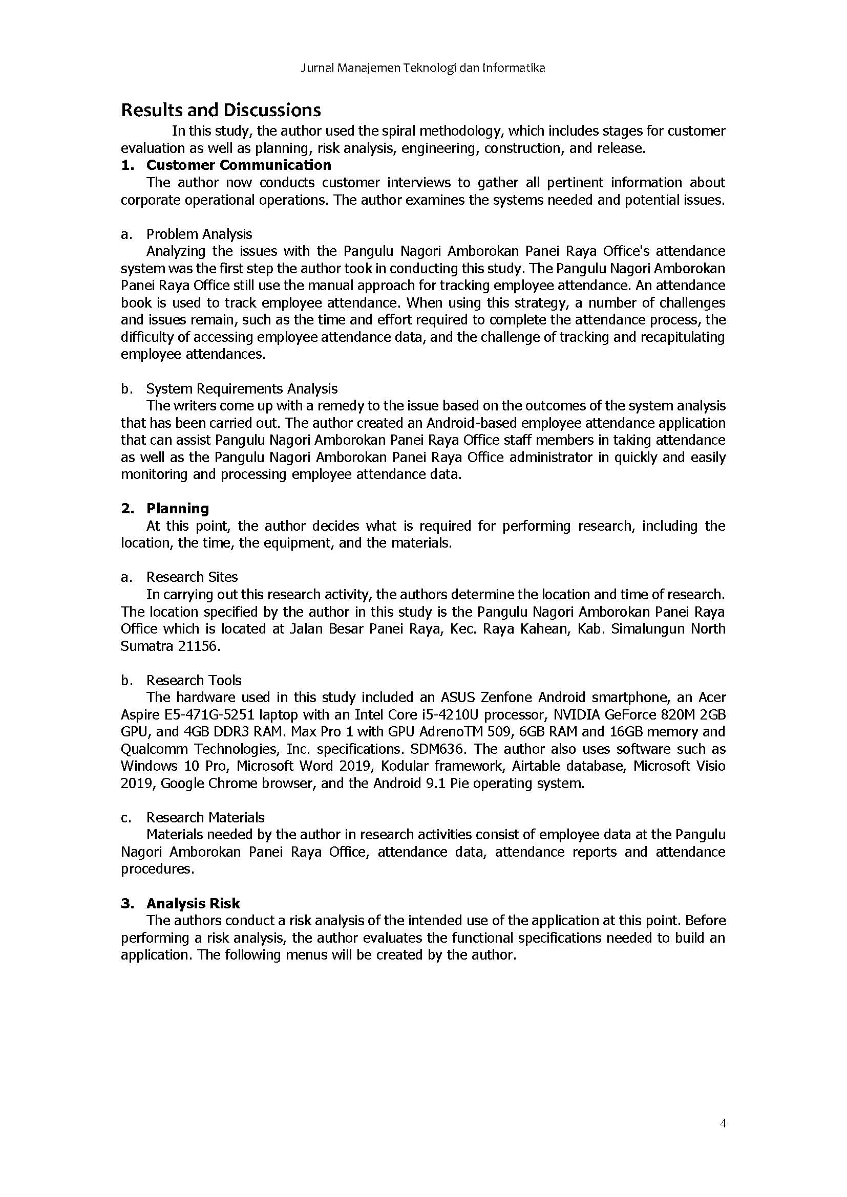 Example of Submission Paper | Matrix : Jurnal Manajemen Teknologi dan ...