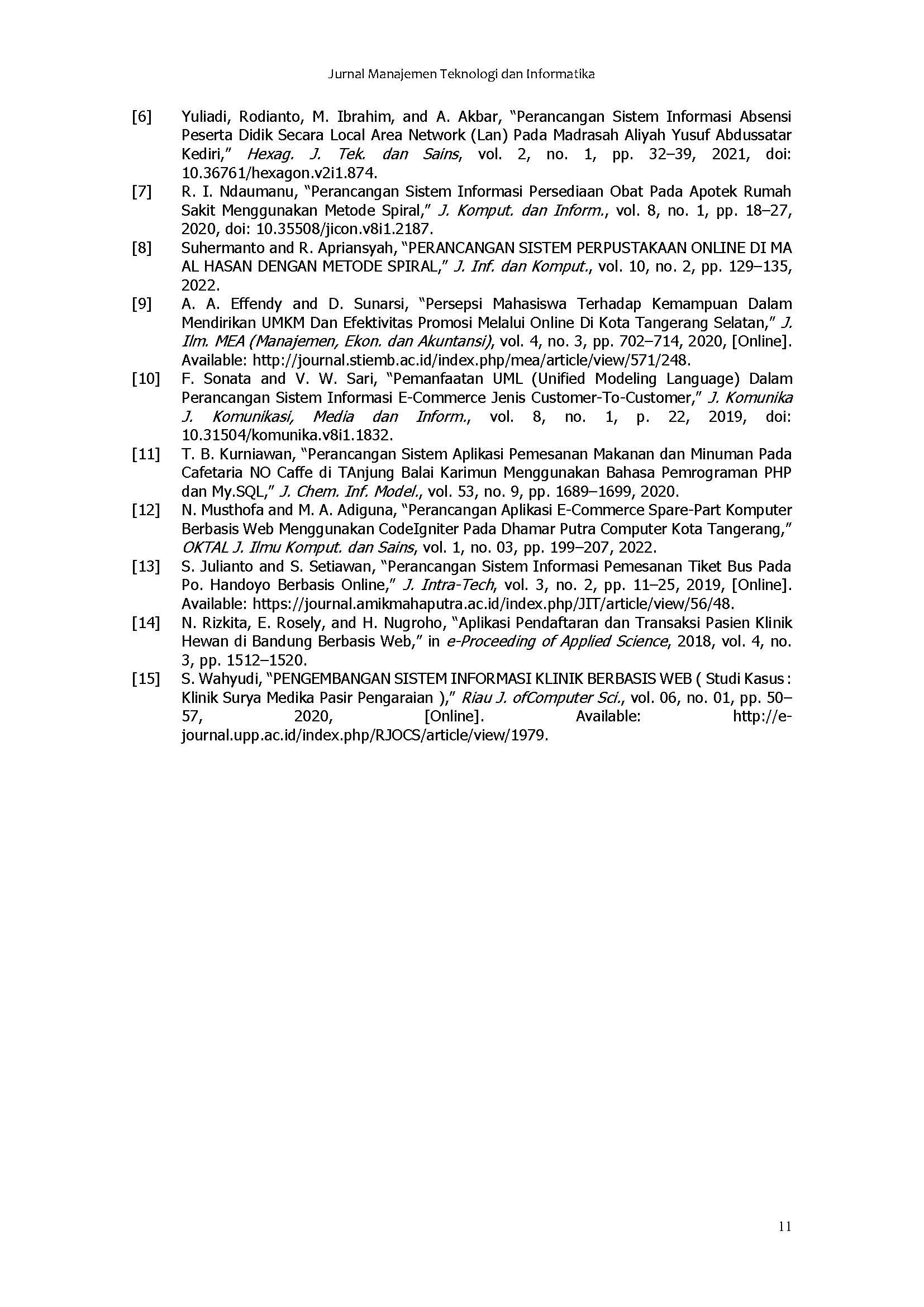 Example of Submission Paper | Matrix : Jurnal Manajemen Teknologi dan ...